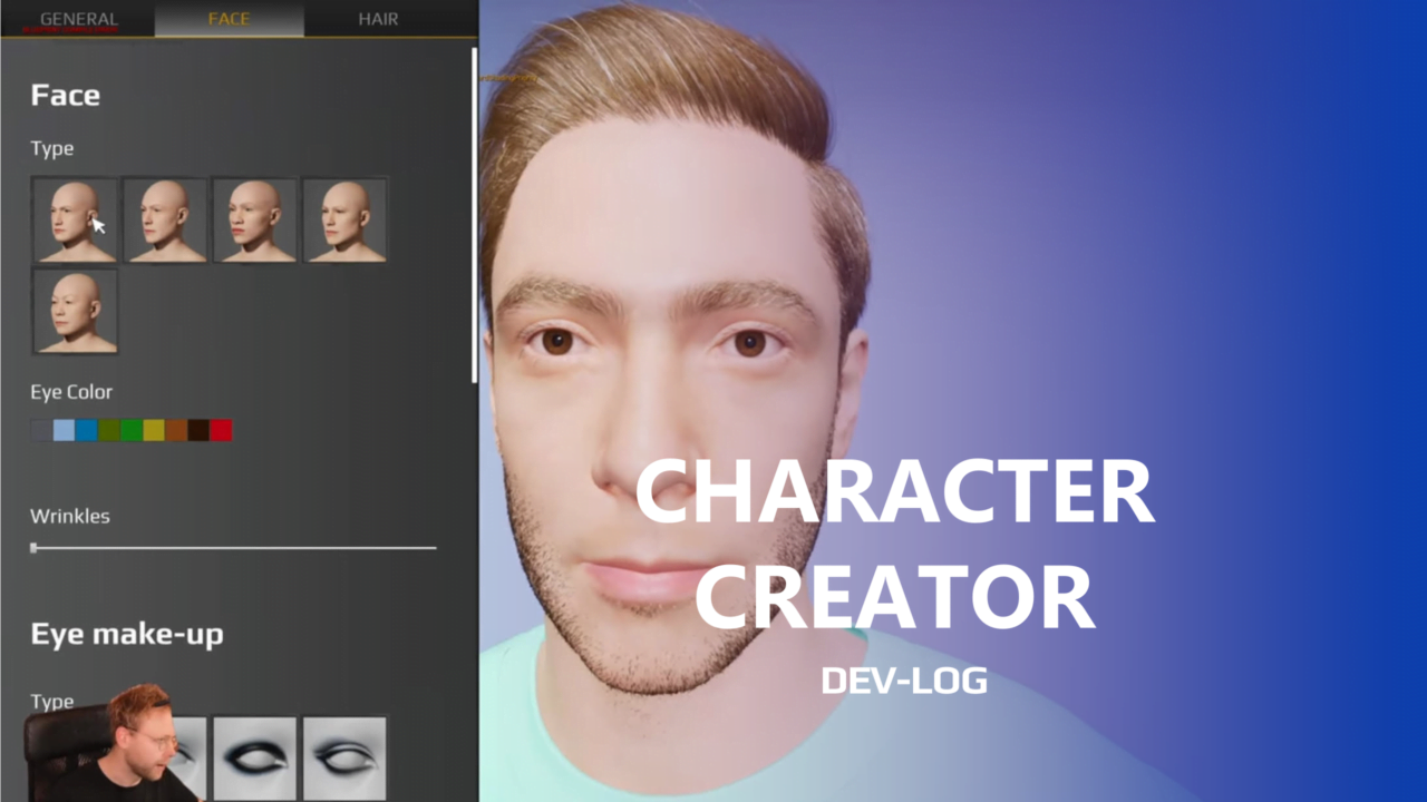 Devlog Character Creator Hyper