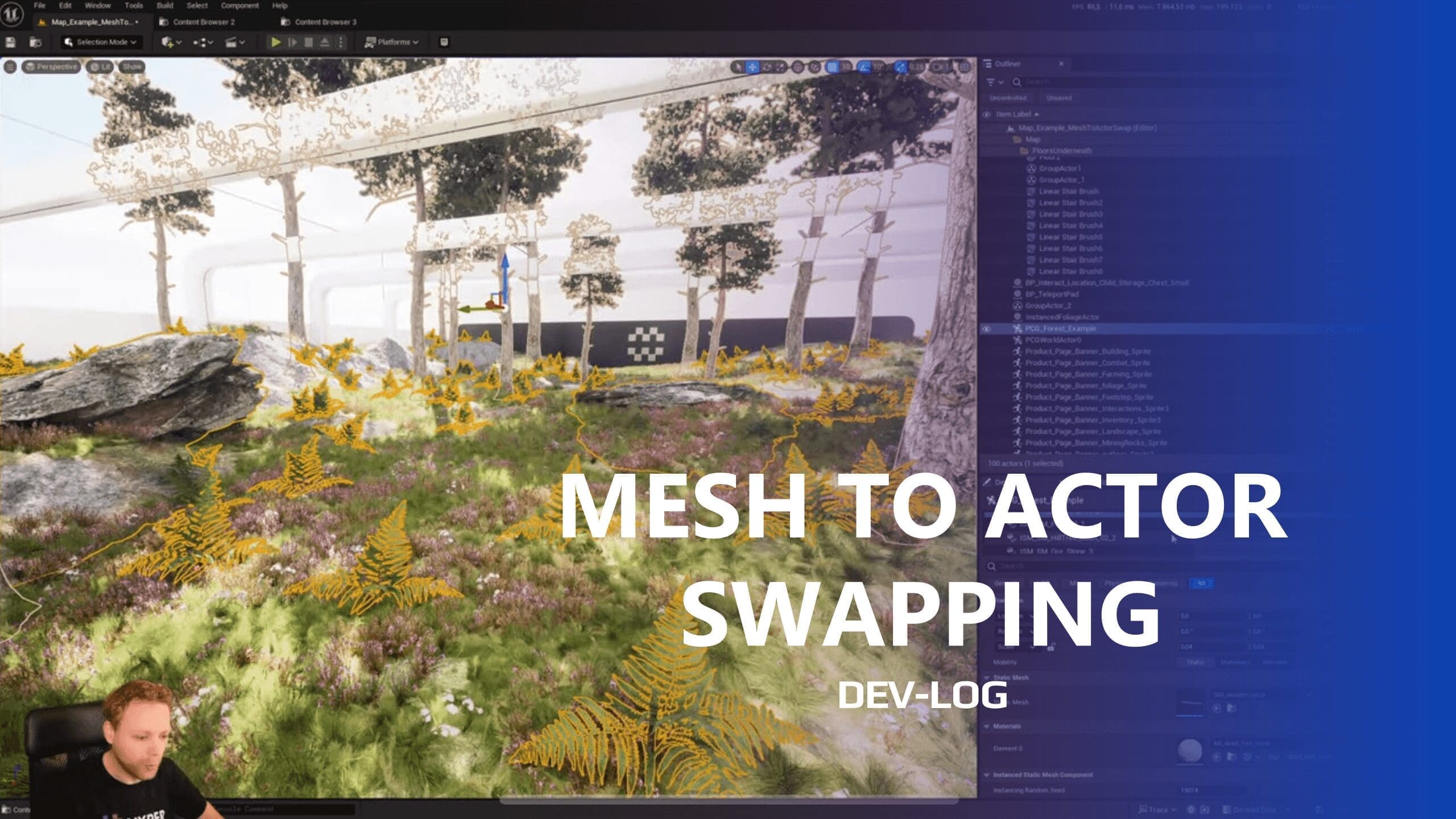 Devlog: Mesh to Actor Swapping - Games by Hyper